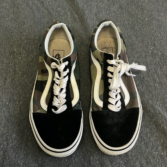Vans | Shoes | Brand Vans Size 8 Womens 65 Mens Color Camo Black W ...